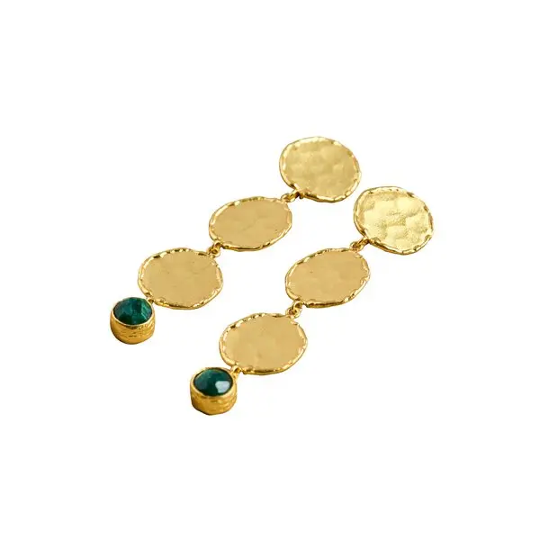 ROZ Leya Earrings - Green