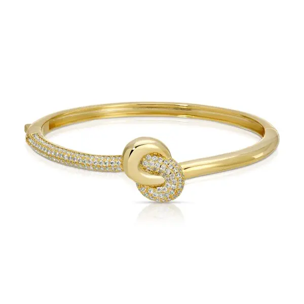 NATIVE GEM Love Knot Bangle Bracelet