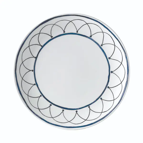 Twig New York H.blue Bird Dinner Plate - White