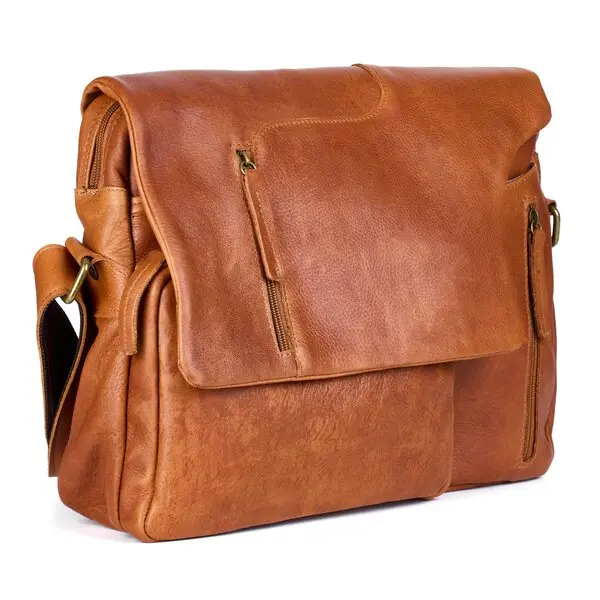BEDROOM ATHLETICS Rossi Leather Laptop Bag
