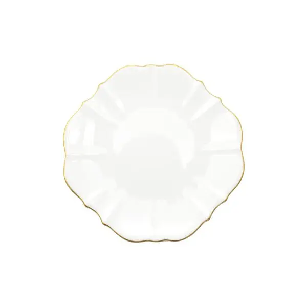 Twig New York Amelie Brushed Gold 8 In. Salad Plate - Yellow