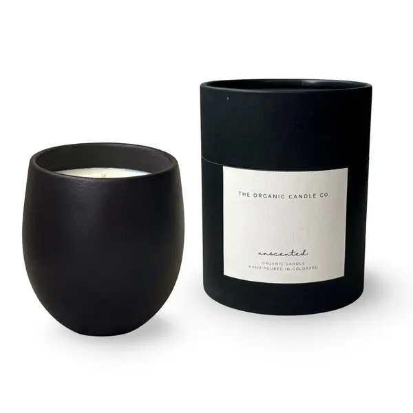 THE ORGANIC CANDLE CO. Organic Unscented Candle