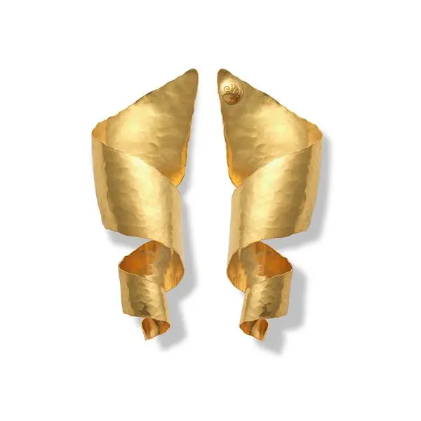 EVA REMENYI Rustic Twisted Small Earrings
