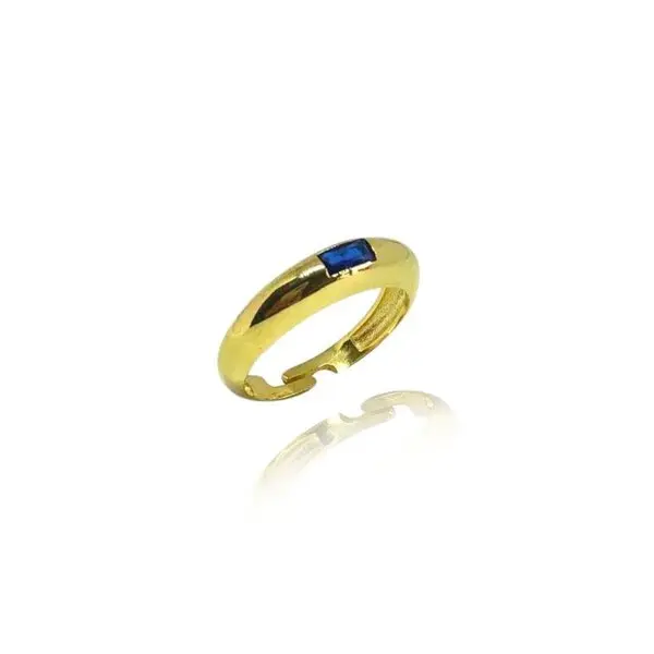 LINYA JEWELLERY Navy Gem Ring