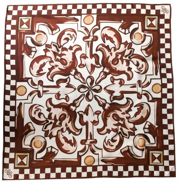 MAESE PLACE Cadiz Maroon Scarf - Red