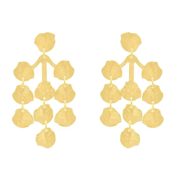 MARCIA MORAN Niko Earrings - Gold