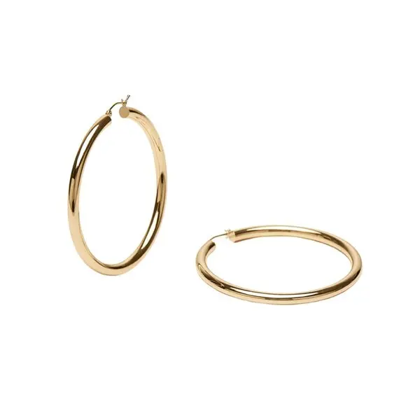 Öugie The Large Tube Hoops - Gold
