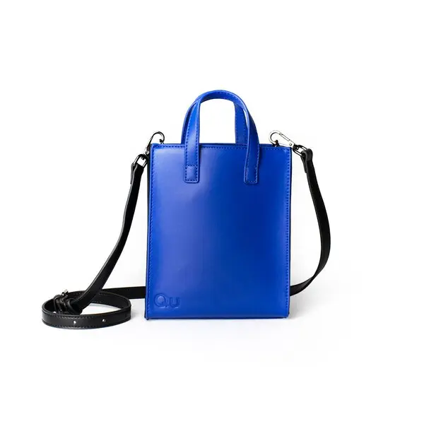QU Electric Mini Tote Bag - Blue