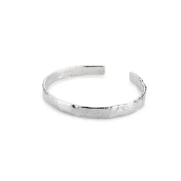 LULU AND BOO JEWELLERY Luna Chunky Solid Sterling Cuff - Silver