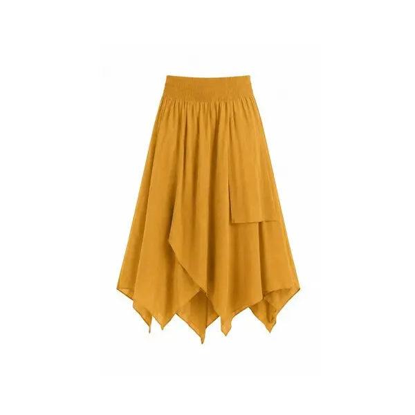 LUMINA ELIGMA Crinckle Freesize Skirt - Yellow