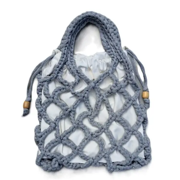 SPRINGMOONATELIER Young Style Gray Handbag - Grey