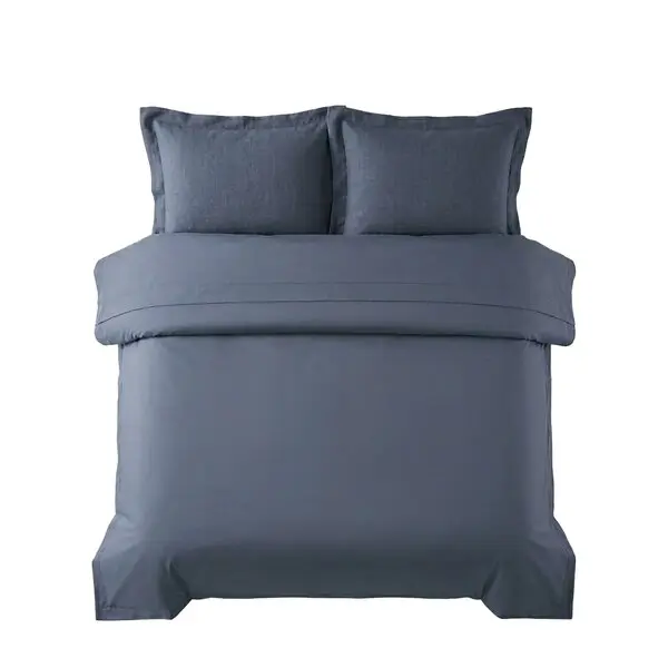 PURE PARIMA Ultra Percale Duvet Cover Set- Slate