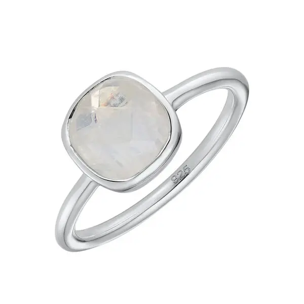 AUREE JEWELLERY Mondello Moonstone Sterling Silver Ring - White