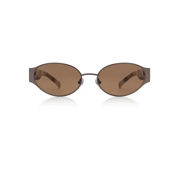 A. Kjærbede Bella Sunglasses Matte Cookie Dough - Brown