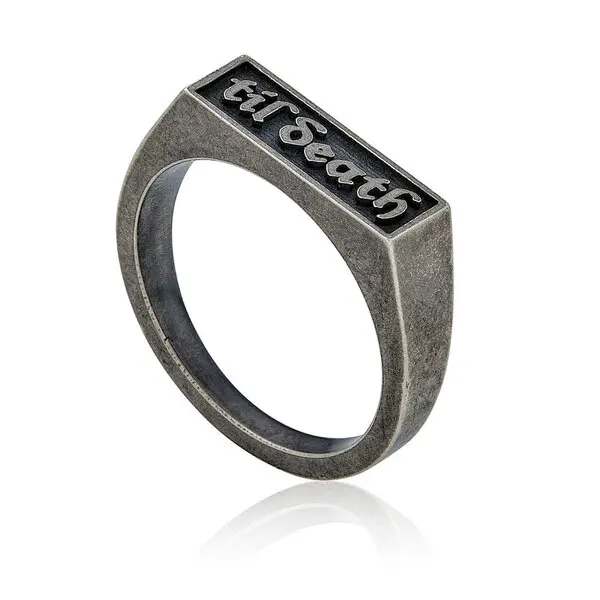 CARTOGRAPHY Grey / Silver Til Death Sterling Silver Ring - Grey/silver