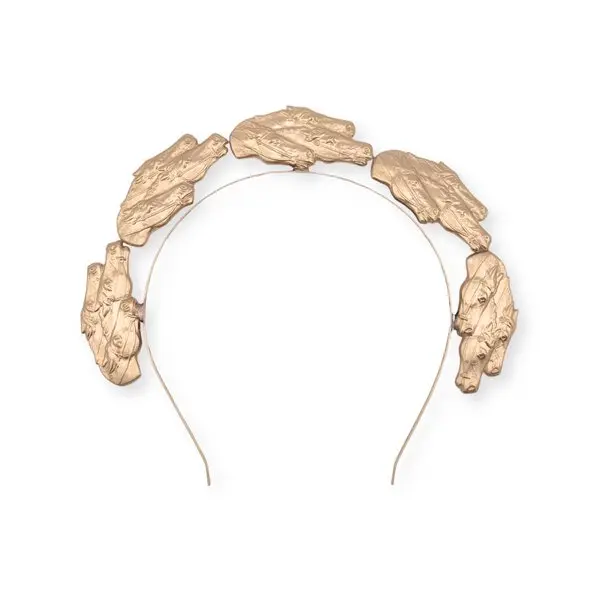 STEPHANIE BROWNE AUSTRALIA The Shadow Headband - Gold