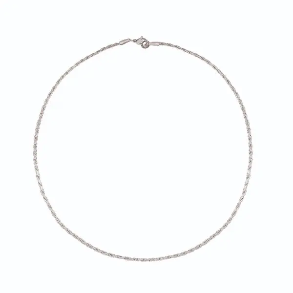 A WEATHERED PENNY Snake Chain Necklace - Silver