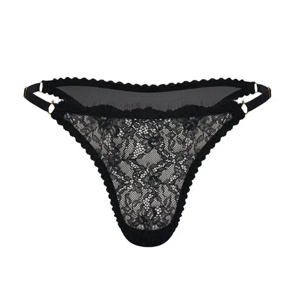 DARILY UNDERWEAR Adjustable Strings Ombre - Black