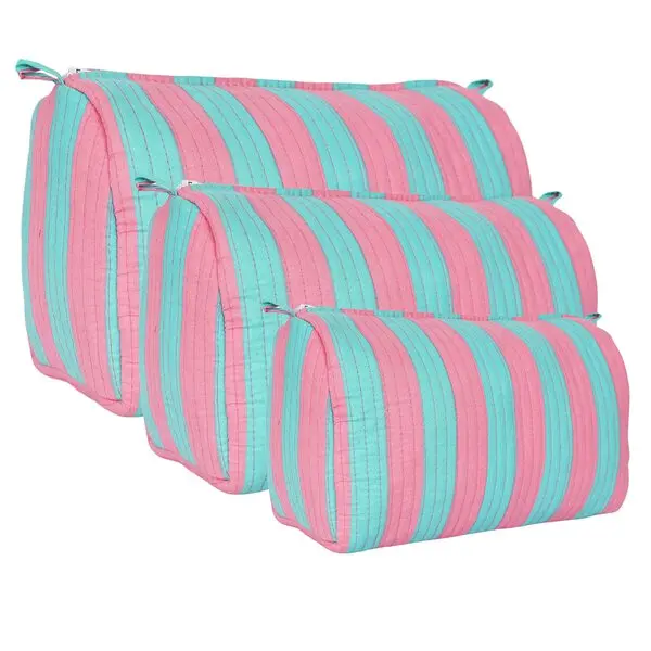 CYC The Striped Travel Set Pink And - Blue