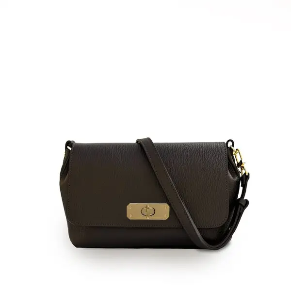 APATCHY LONDON The Maisie Maxi Chocolate Leather Bag - Brown
