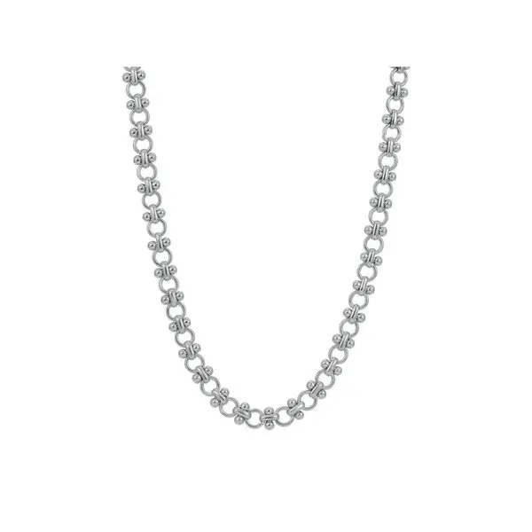 LEEADA JEWELRY Chloe Chain Necklace - Silver