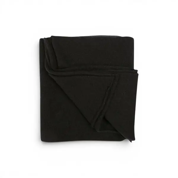 LOOM & COVE 100% Cashmere Wrap - Black