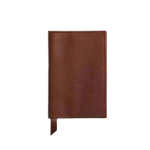 VIDA VIDA Classic Tan Leather Passport Cover - Brown