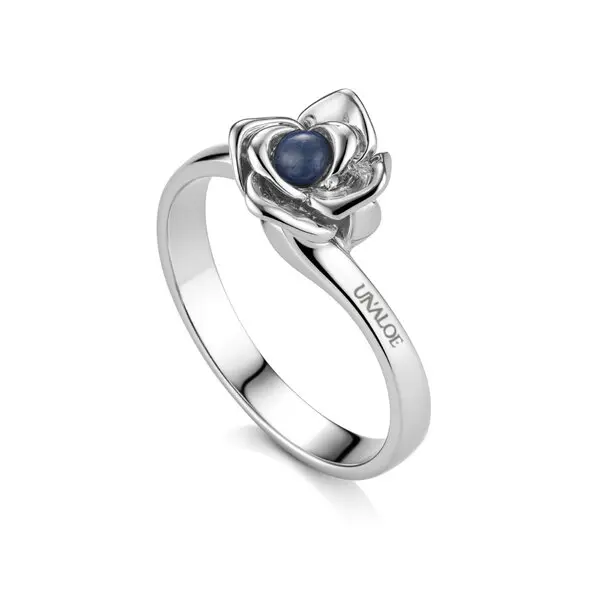 UNALOE Silver / Blue Magnifica Ring Sterling Silver Sapphire - Silver/blue