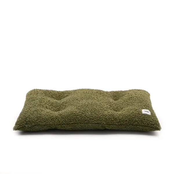 CAFIDE Fleece Dog Cushion Bed, Bela - Green