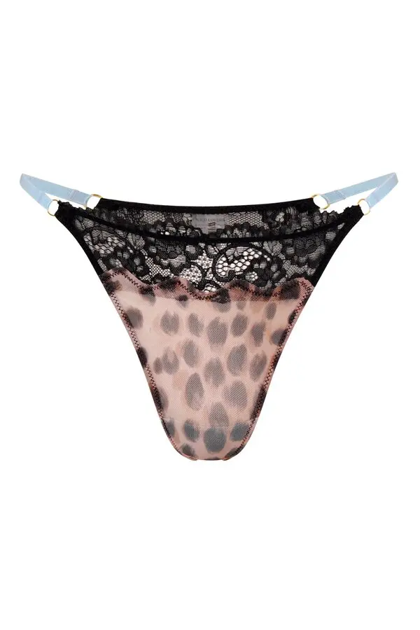 WILD LOVERS LONDON Lyra Thong - Brown