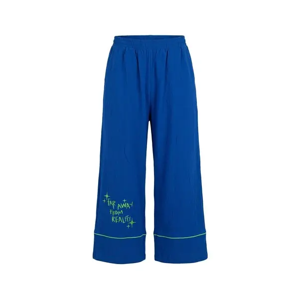 KING NAKED Away From Reality Trousers - Blue