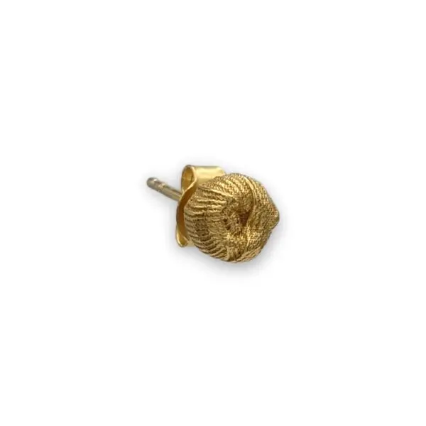 FRENVYRN Ren 18k Vermeil Yarn Stud Earring Single - Gold