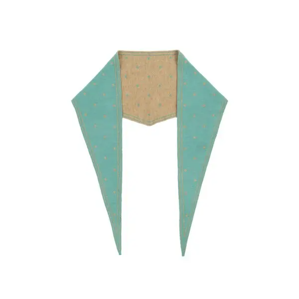 Saachi Polka Dot Triangle Light Scarf