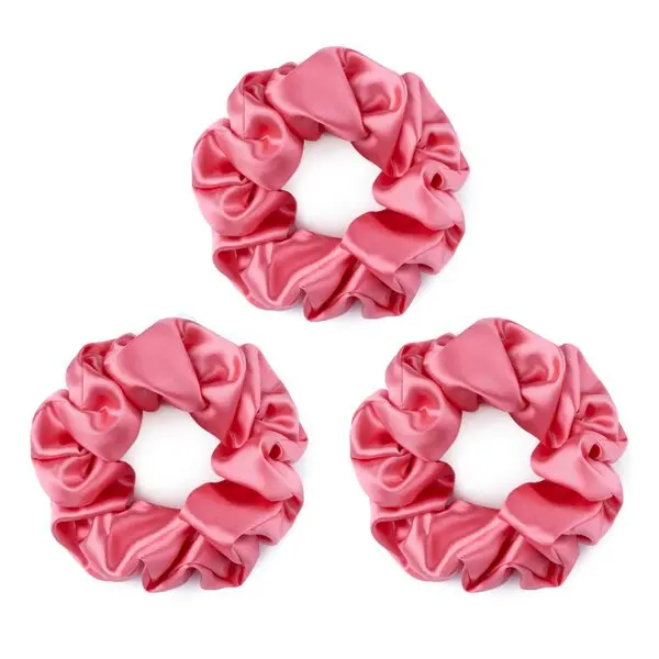 SILK WORKS Watermelon Scrunchie Set - Pink