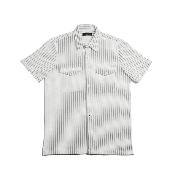 EIGHT X Slate Short Sleeve + Matching Pant Set - Black/white