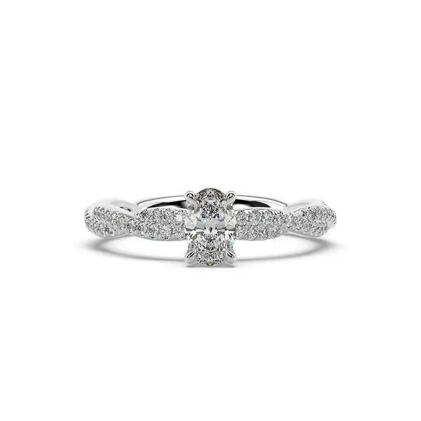 ARTISAN Statet 14k Gold Cocktail Ring Lab-grown Diamond - White