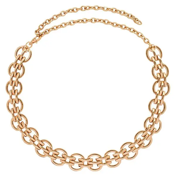 BELTBE Chain Belt In Metal - Gold