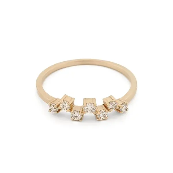 EBRU JEWELRY Diamond Dance Solid Ring