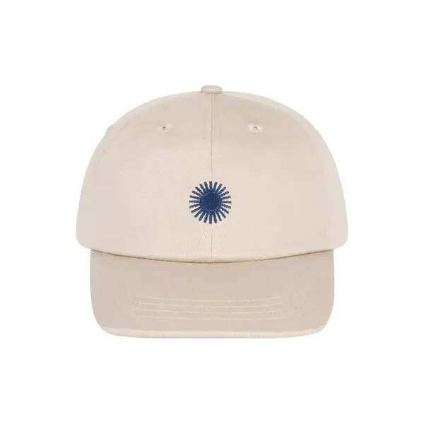 THINKING MU Ivory Contrast Chris Cap - White
