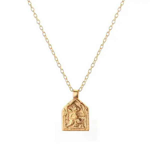 GODDESS CHARMS God Of Success Charm Lord Hanuman Strength & Energy - Gold