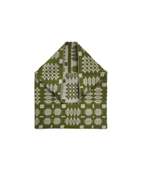 MABLI Neutrals / Carthen Merino Tube Scarf Lichen / Wheat - Green