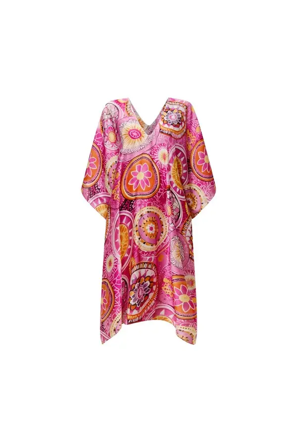 JAMES LAKELAND Mandala Print Kaftan - Pink