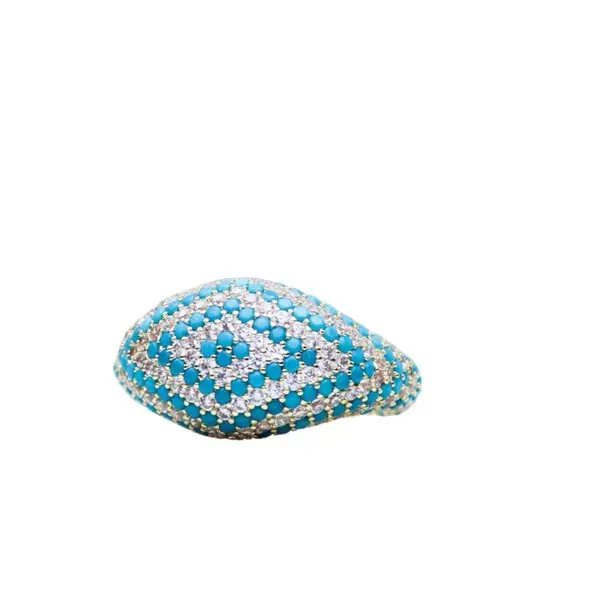 NATIVE GEM Axel Ring- Turquoise - Blue