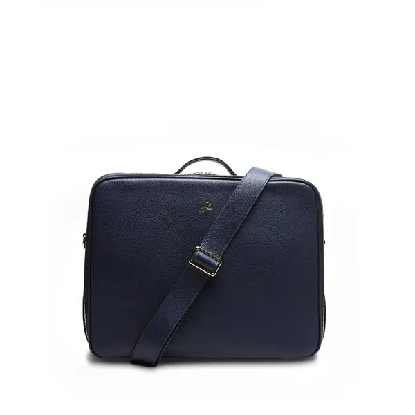 FENELLA SMITH Navy Luca Laptop Bag - Blue