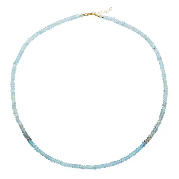 BOMBYX HOUSE Moss Aquamarine Ombre Necklace - Blue