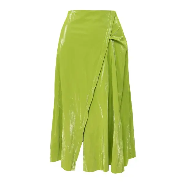 SILVIA SERBAN Asymmetrical Skirt - Green