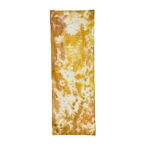 VANILLA&CHOCOLATE Textured Scarf Cookie Variegate - Yellow