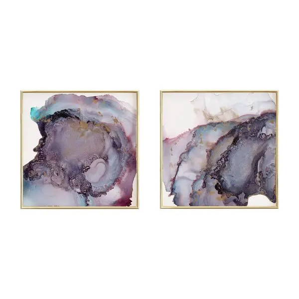 Art By Affie Igneous Fine Art Print Pair - White