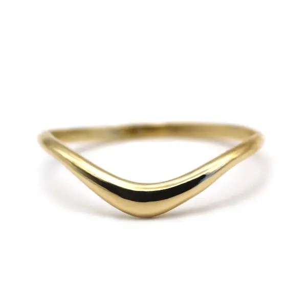 VICSTONENYC FINE JEWELRY Luna Flow Band – The Whisper Of A En Moon - Gold