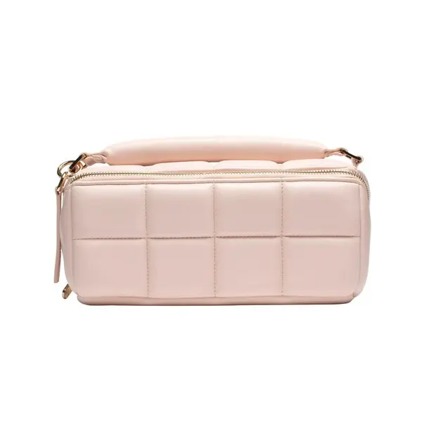ESTETIKA Neutrals Homee Medium Makeup Bag & Designer Cosmetic Case Blush - Pink